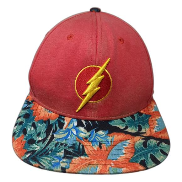 Six Flags | Accessories | Six Flags Dc Comics Flash Snapback Hat Red ...